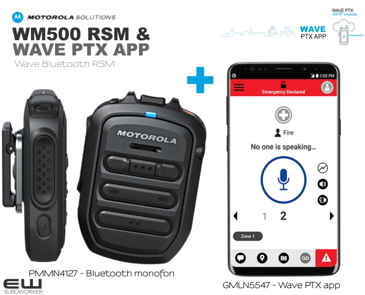 Motorola WM500 Wave Bluetooth Monofon (BT, IP67, Wave) - PMMN4127