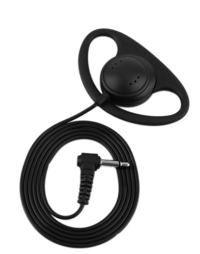 D-shell Listen Only Earpiece (3,5mm)