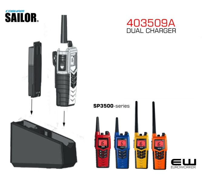 Sailor SP3500 Dual Charger Kit - 403509A