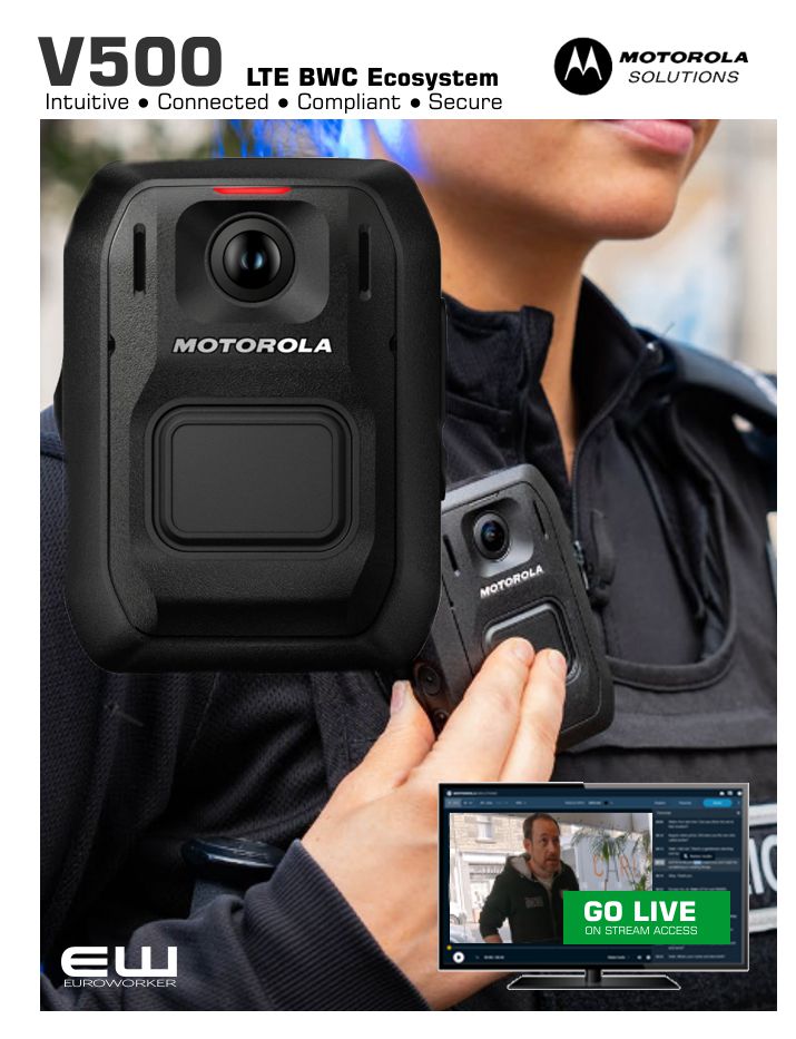 Motorola V500 Body Worn Camera & Ecosystem