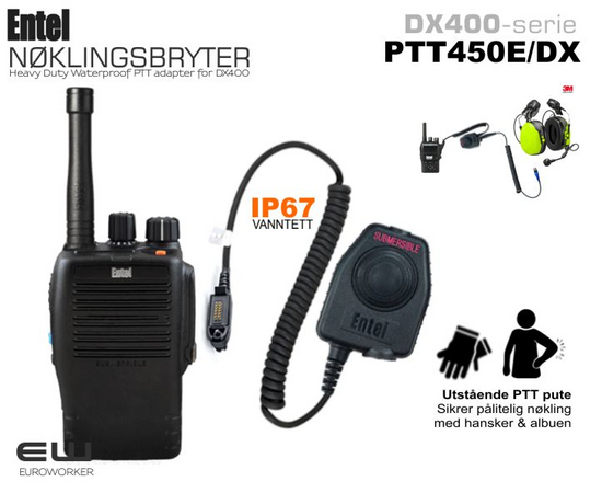 Entel PTT450E/DX PTT Adapter (DX-serie)